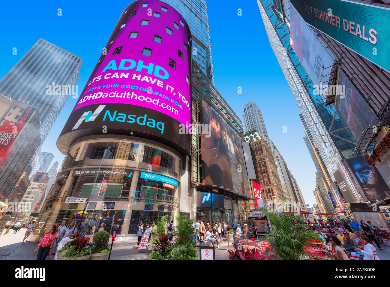 Time Square and Broadway in New York, USA Stock Photo - Alamy
