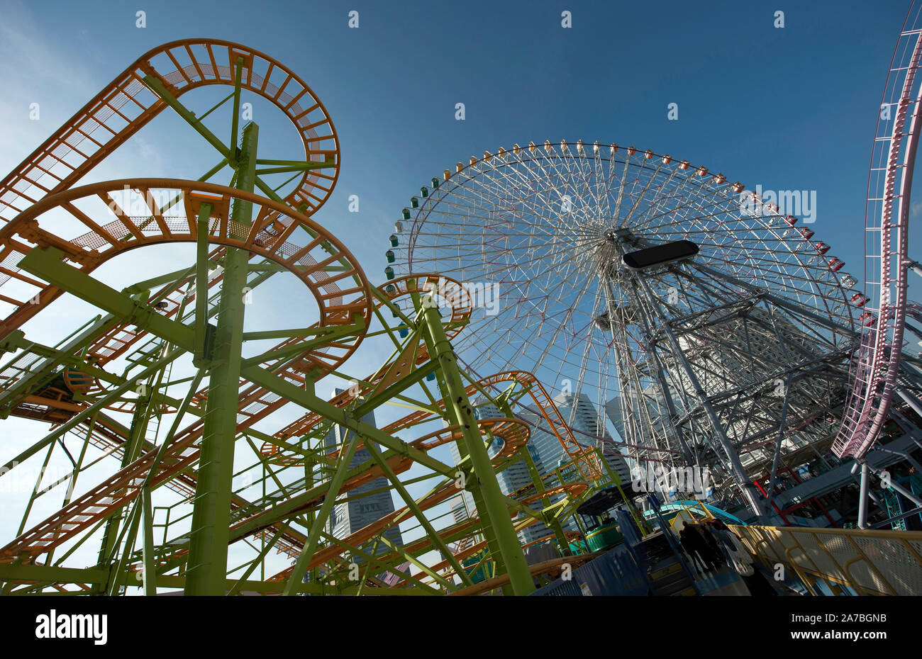 Cosmo World, Yokohama, Japan, Asia Stock Photo - Alamy