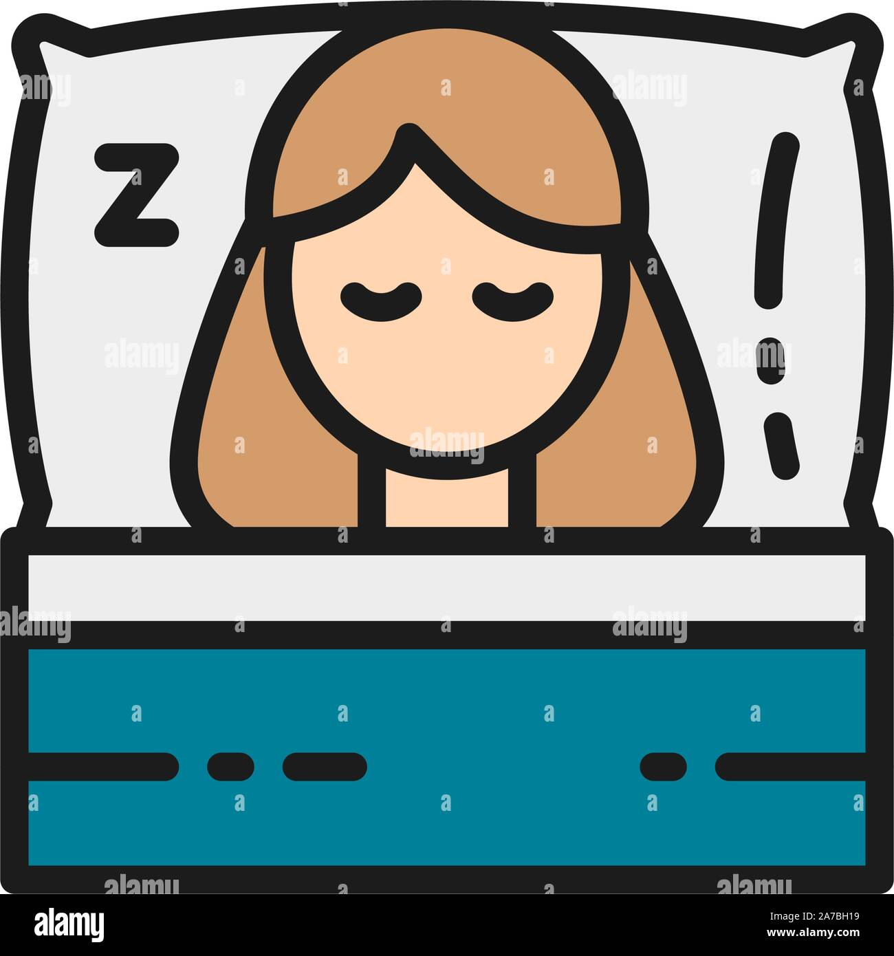 Woman sleeping relax on Cut Out Stock Images & Pictures - Alamy