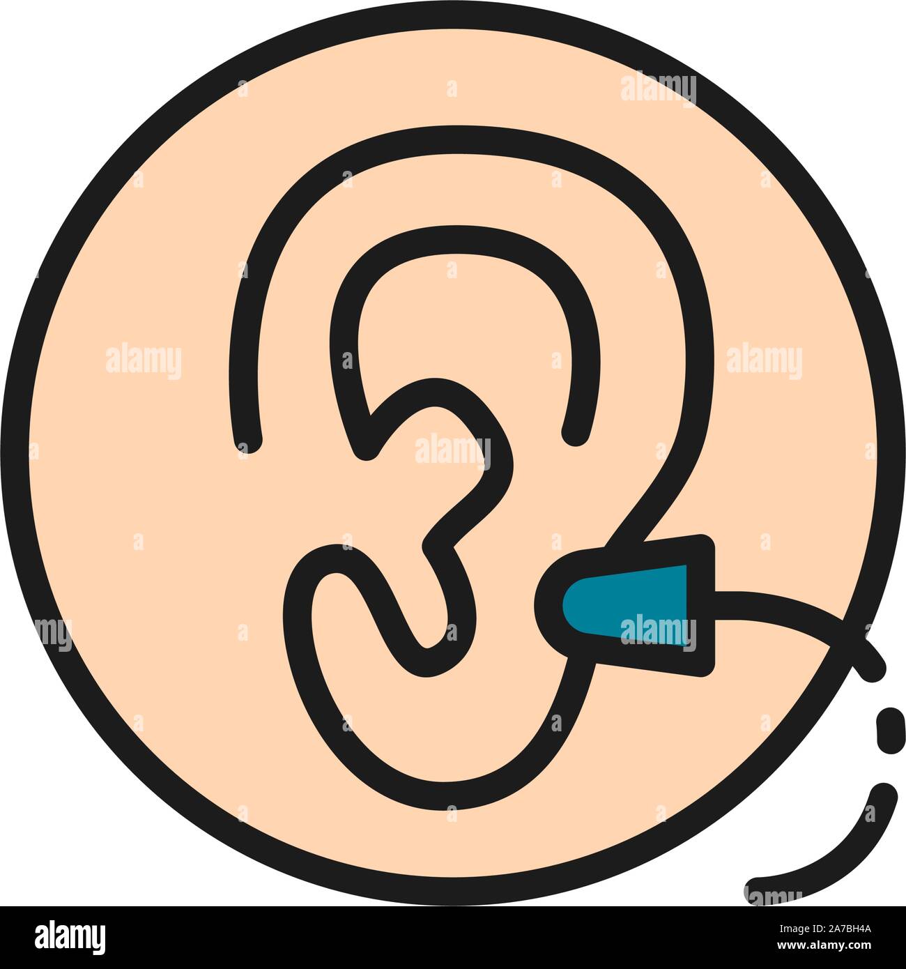Earplugs Stock Vector Images - Alamy
