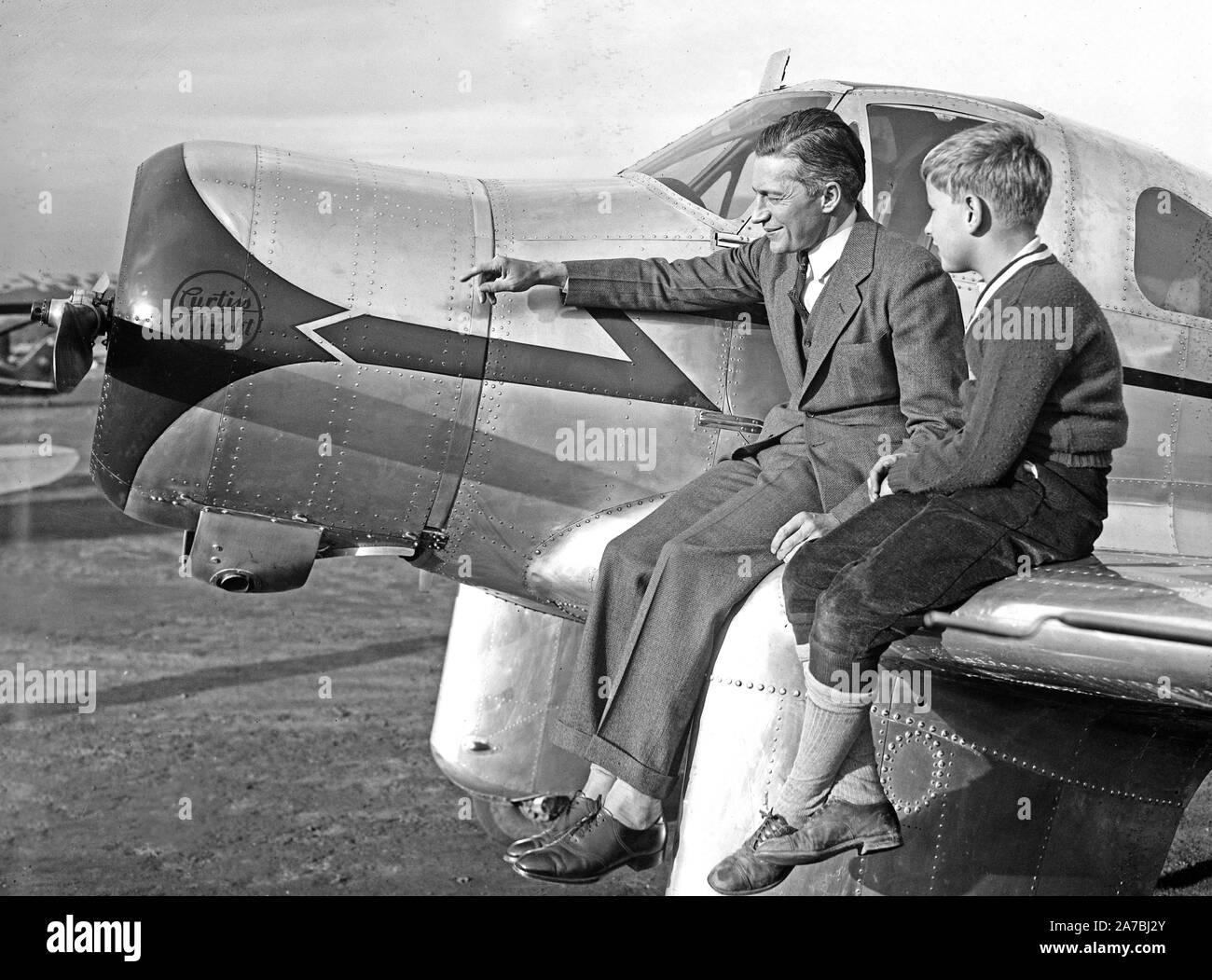 Curtiss airplane 1936 hi-res stock photography and images - Alamy