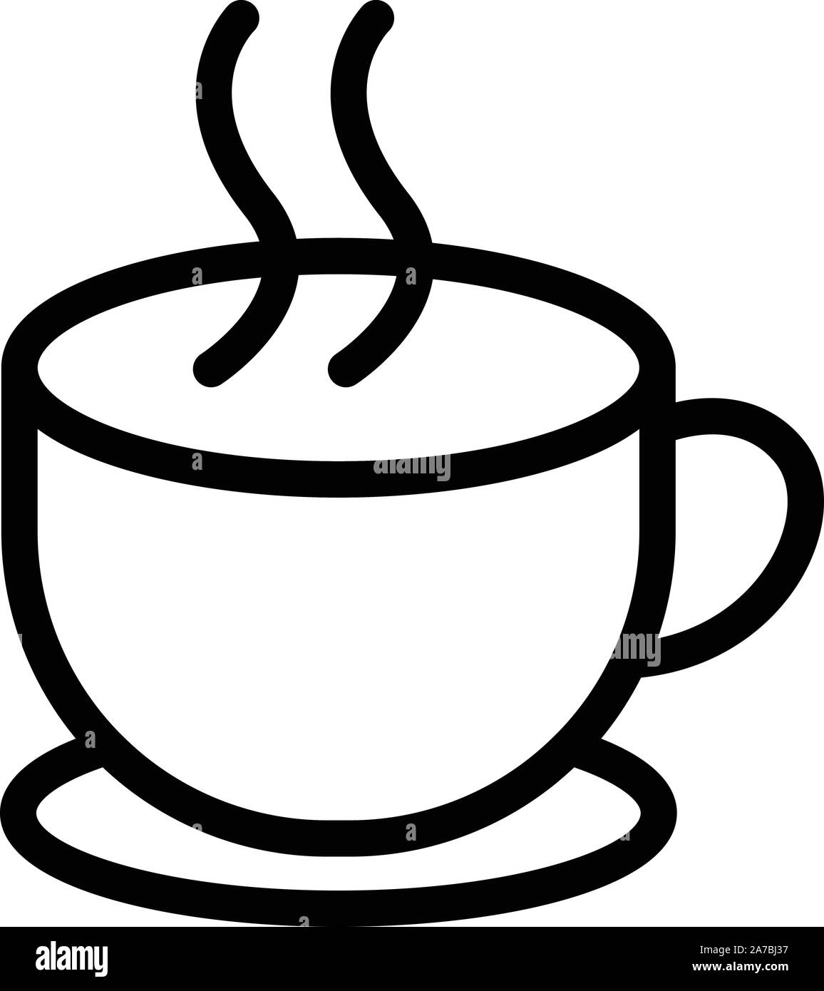 Teacup Outline Template