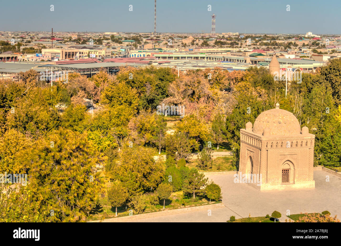 Samanids Mausoleum, Bukhara Stock Photo - Alamy