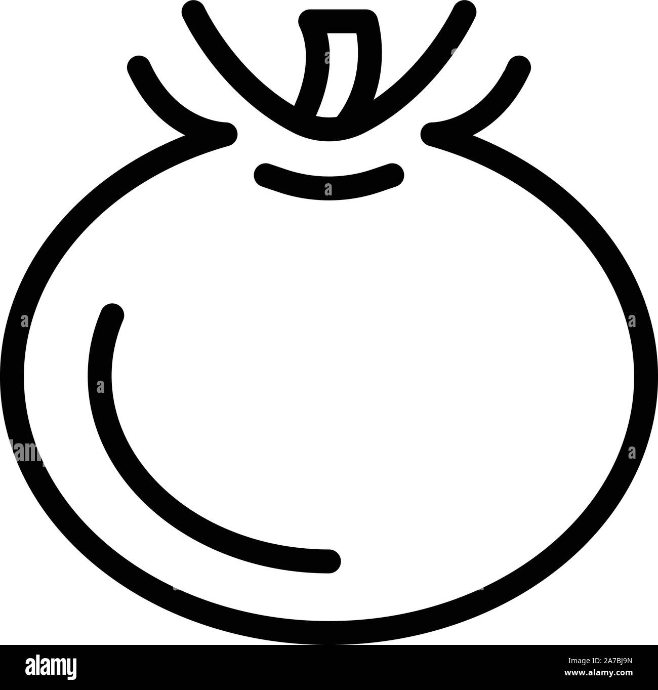 Eco tomato icon, outline style Stock Vector Image & Art - Alamy