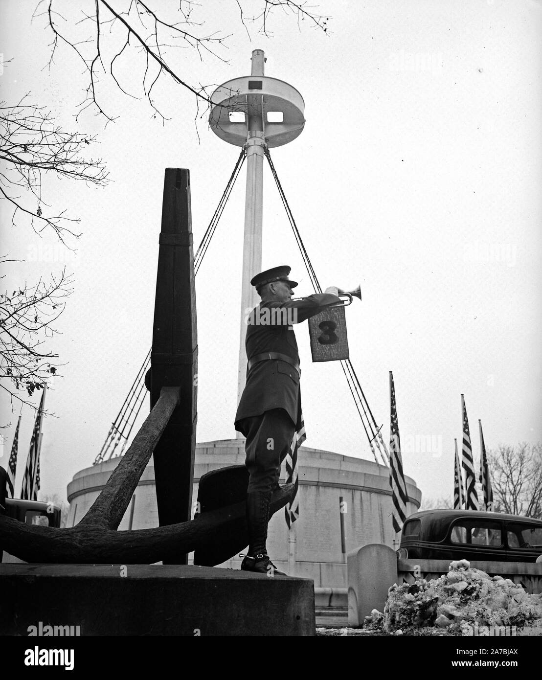 USS Maine memorial, Arlington National Cemetery, Arlington, Virginia ca ...