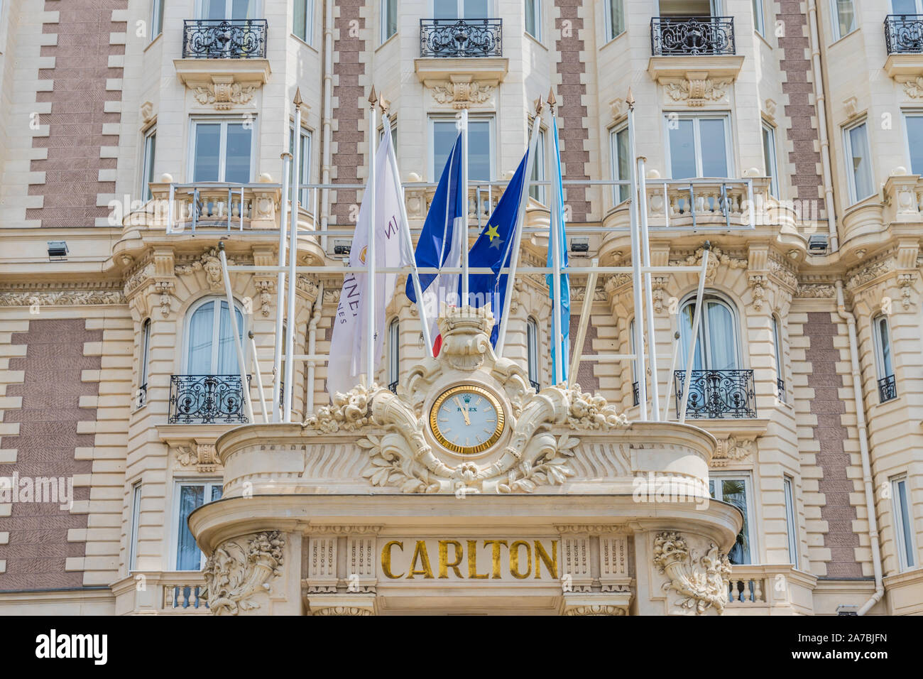 A typical view in Cannes in France Stock Photo - Alamy