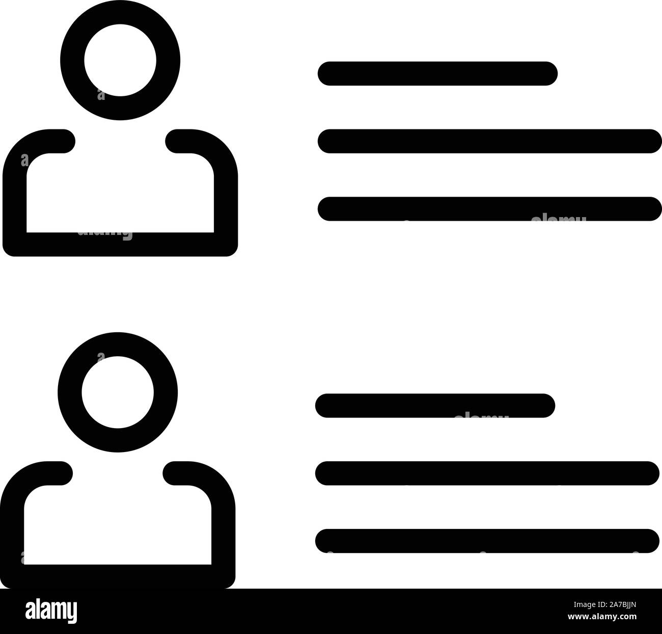 Company staff icon, outline style Stock Vector Image & Art - Alamy