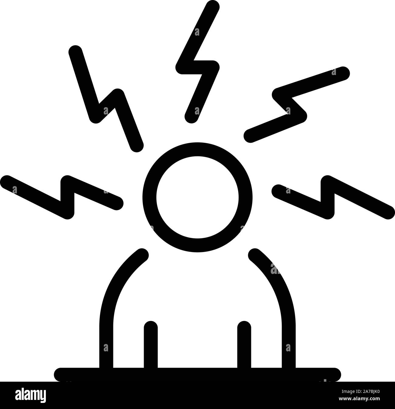 Confused man icon, outline style Stock Vector Image & Art - Alamy