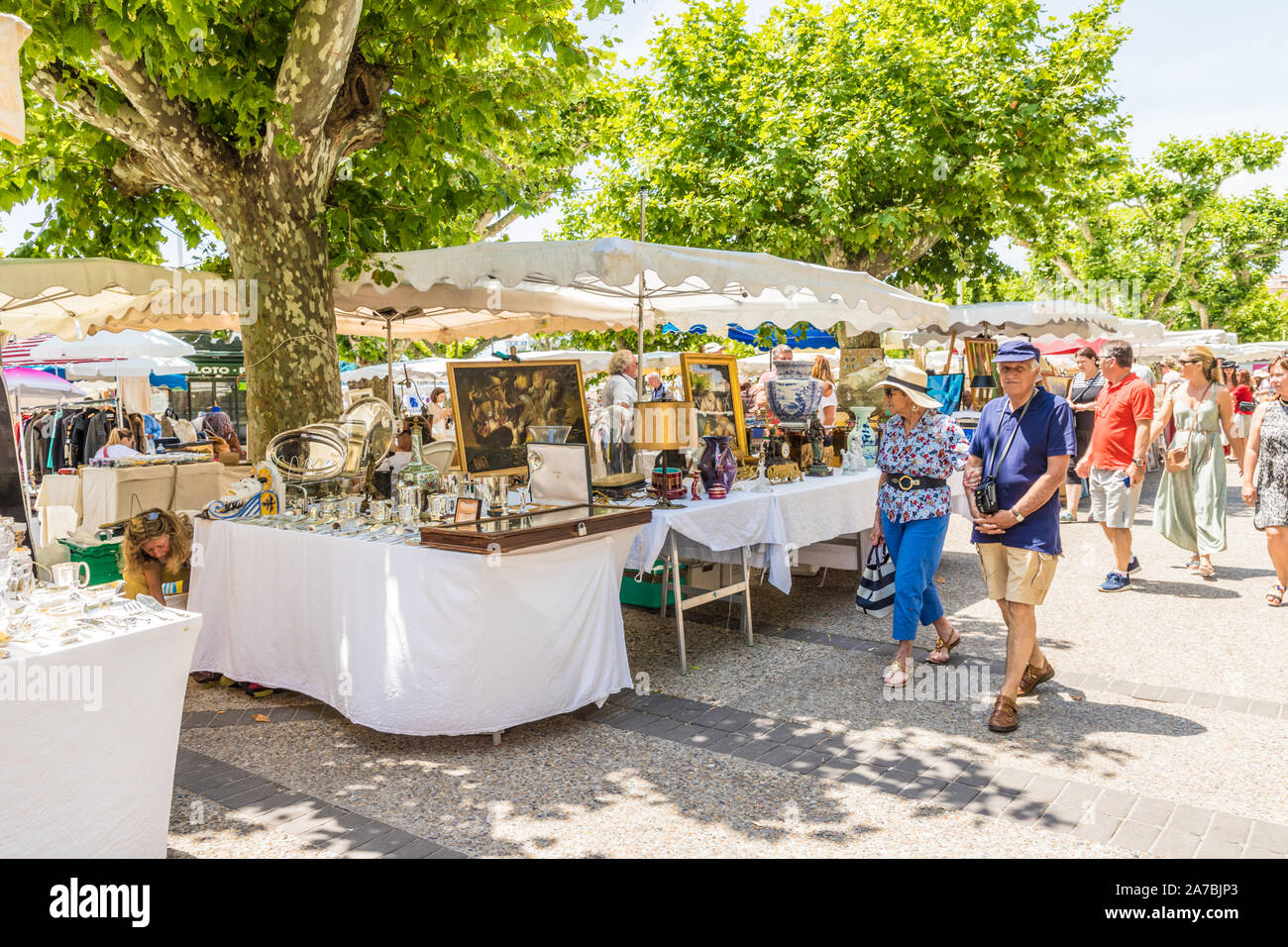 A typical view in Cannes in France Stock Photo - Alamy