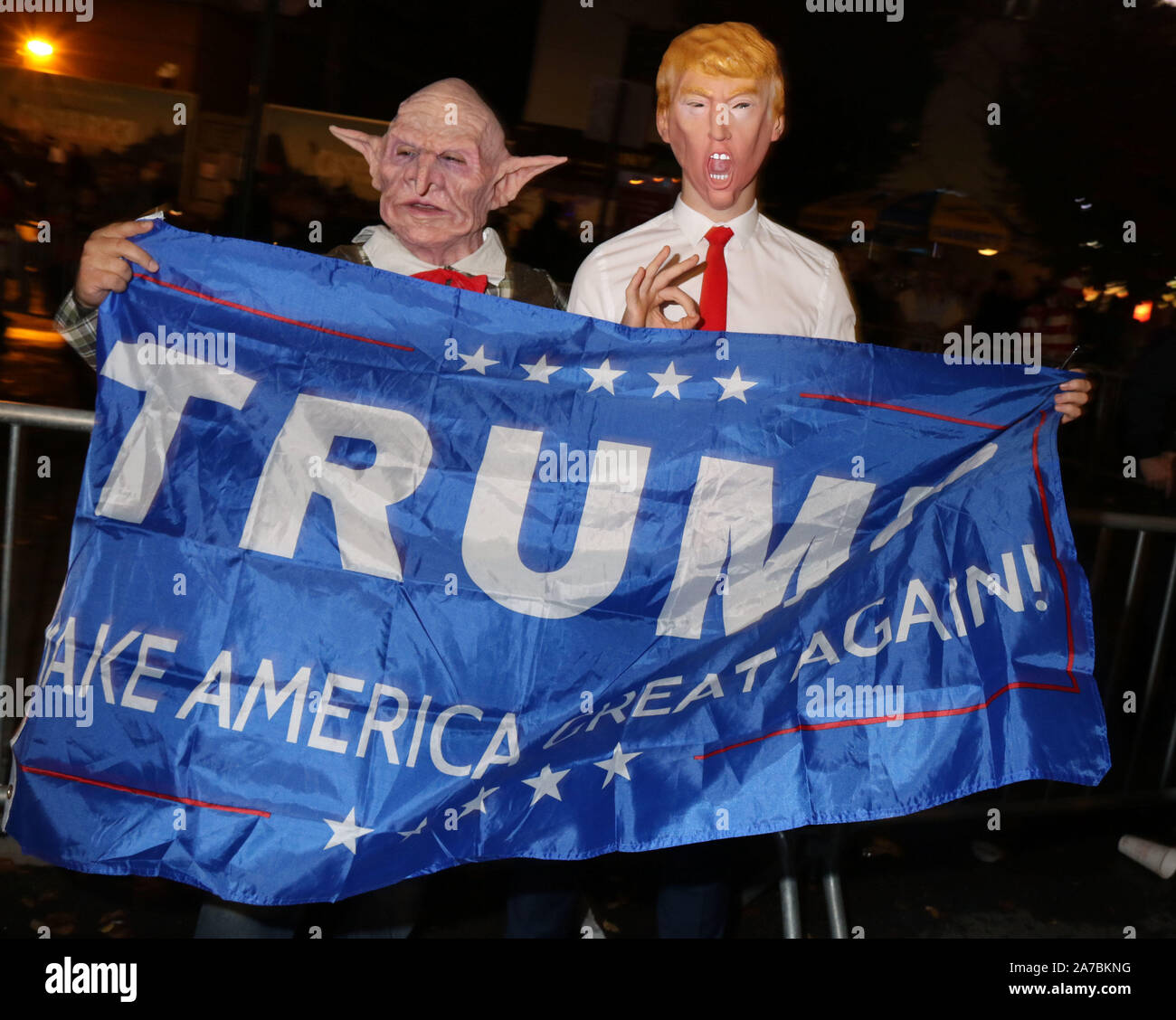 New york halloween parade president hi-res stock photography and images ...