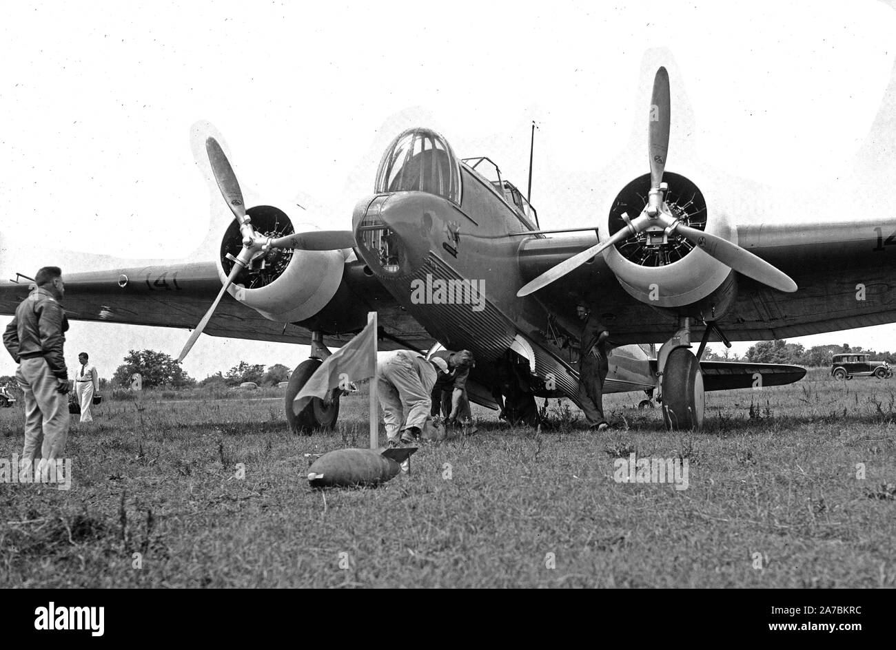 Military aircraft ca. 1936 Stock Photo - Alamy