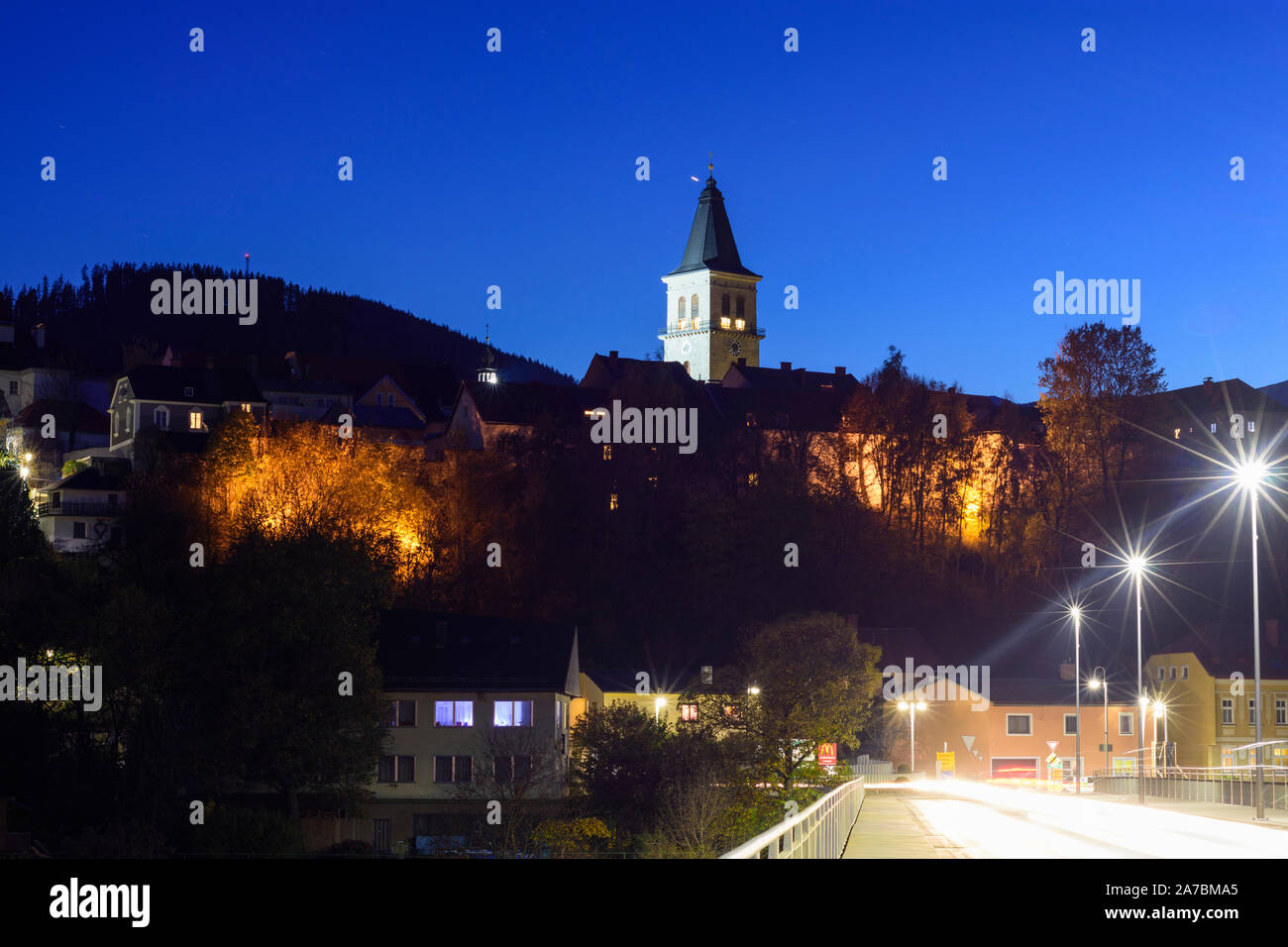 Bridge mur river murau styria hi-res stock photography and images - Alamy