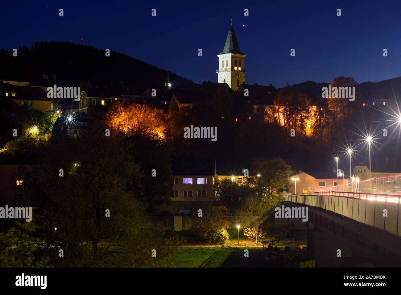 Bridge mur river murau styria hi-res stock photography and images - Alamy