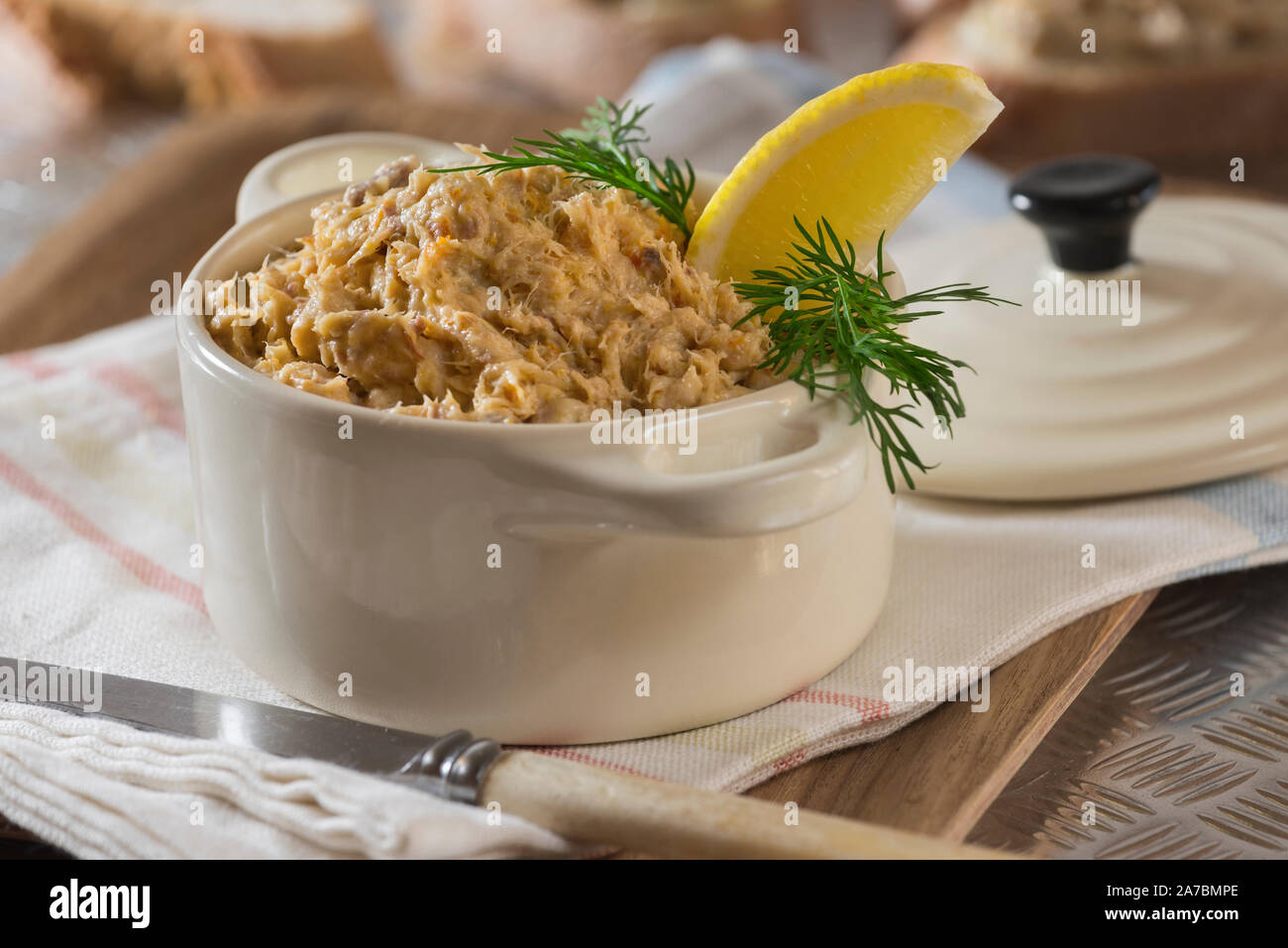 Kipper pâté. Smoked fish starter Stock Photo - Alamy