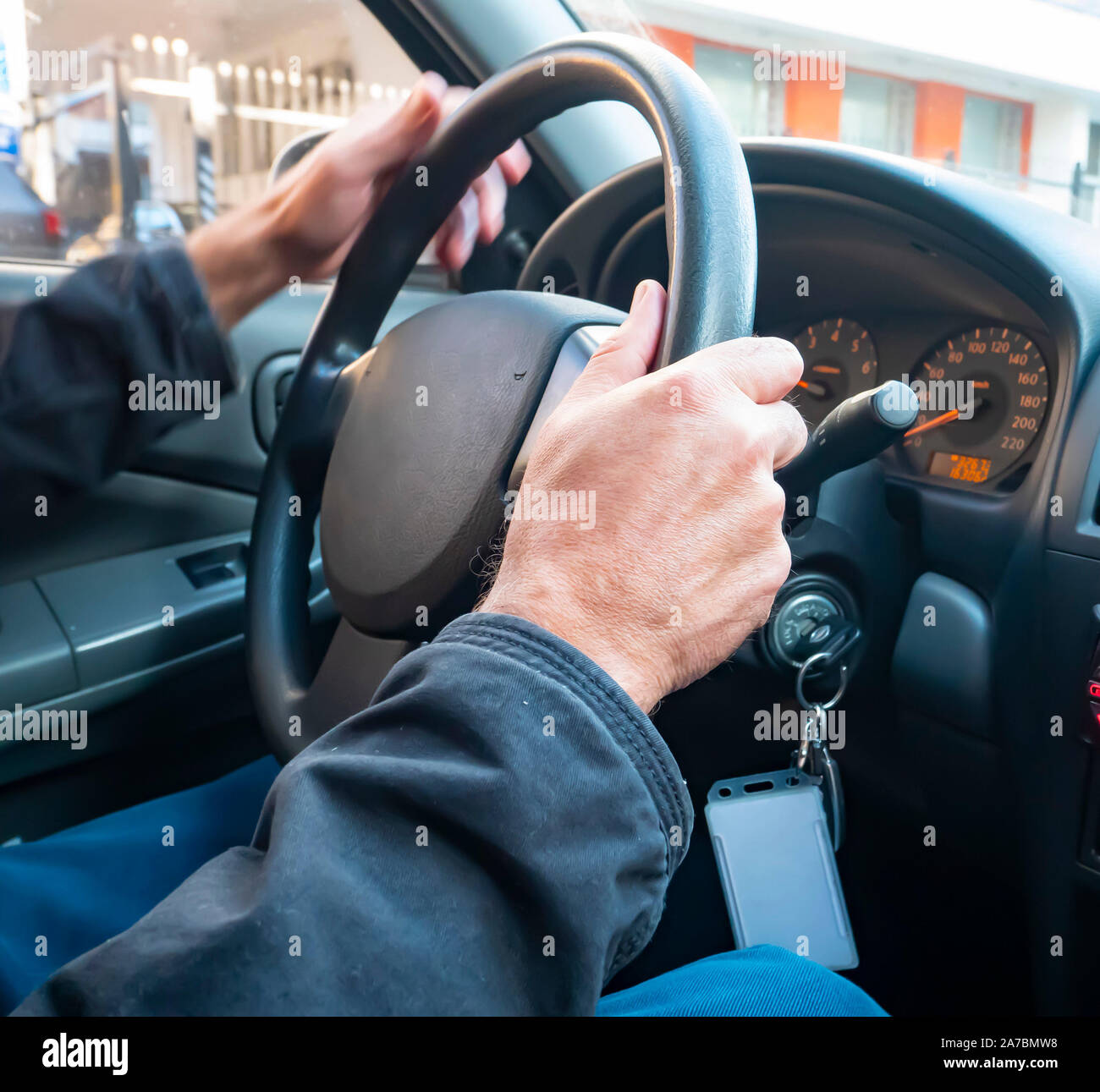 Driver's perspective race hi-res stock photography and images - Alamy