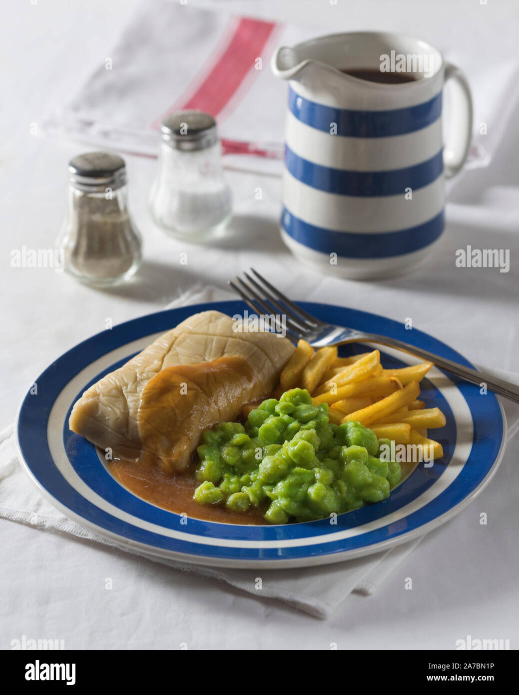 Rag pudding. Traditional meat dish Lancashire. Regional food UK Stock ...