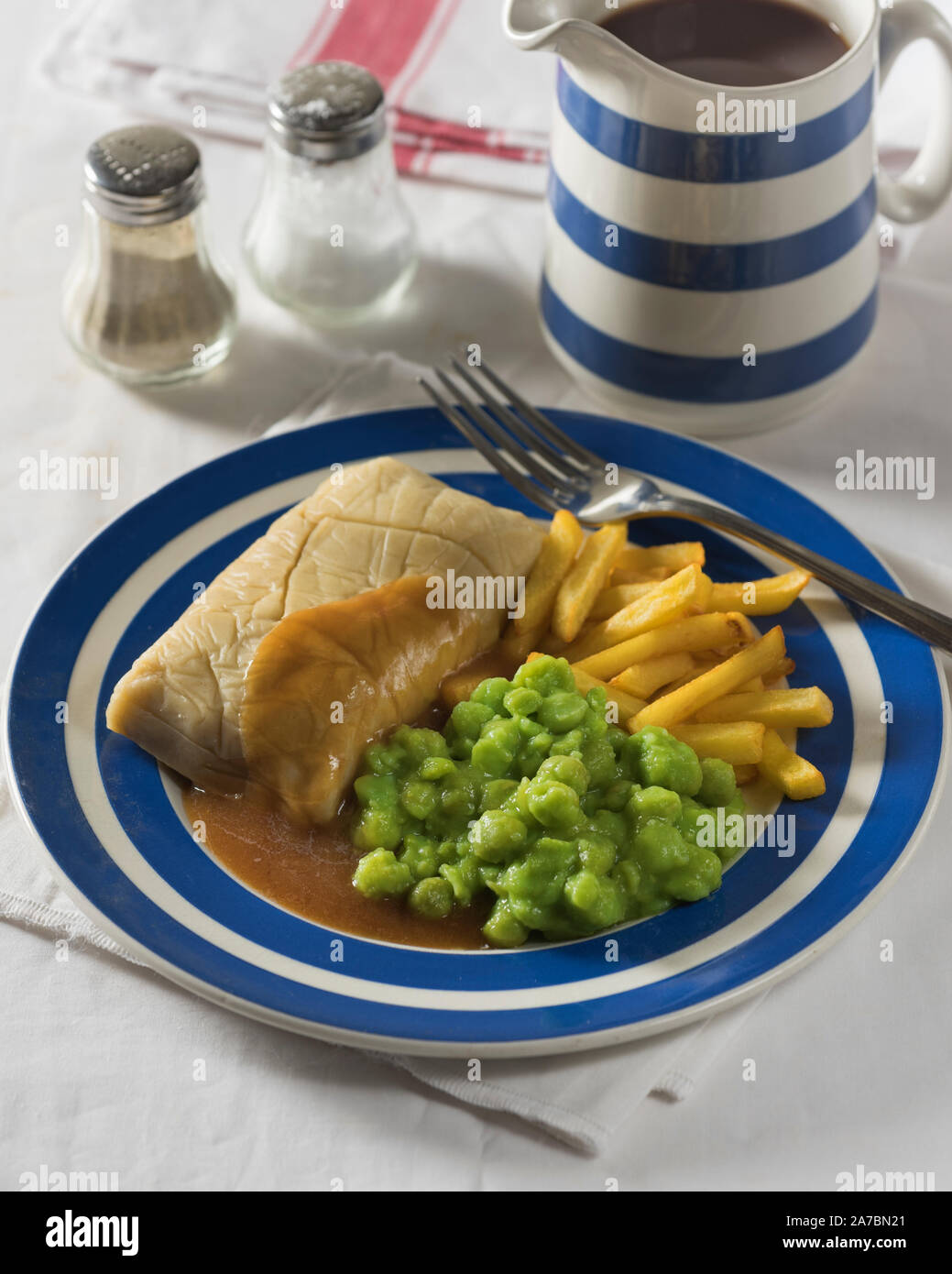 Rag pudding. Traditional meat dish Lancashire. Regional food UK Stock ...