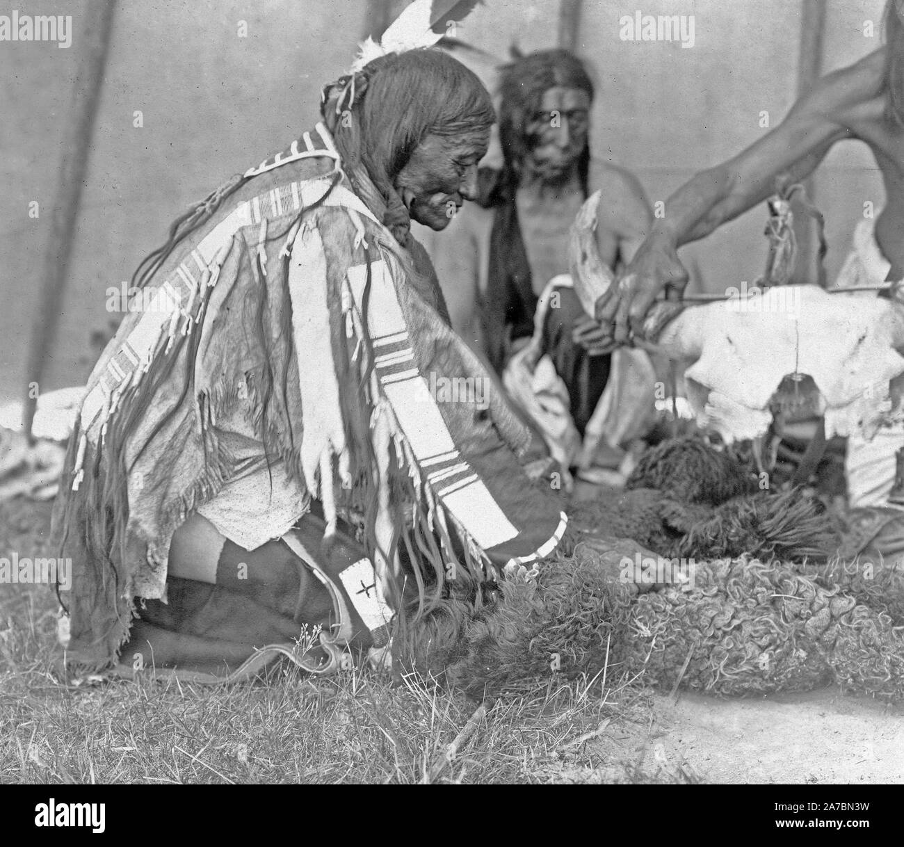 Edward S. Curtis Native American Indians - Saliva, Slow Bull (in ...