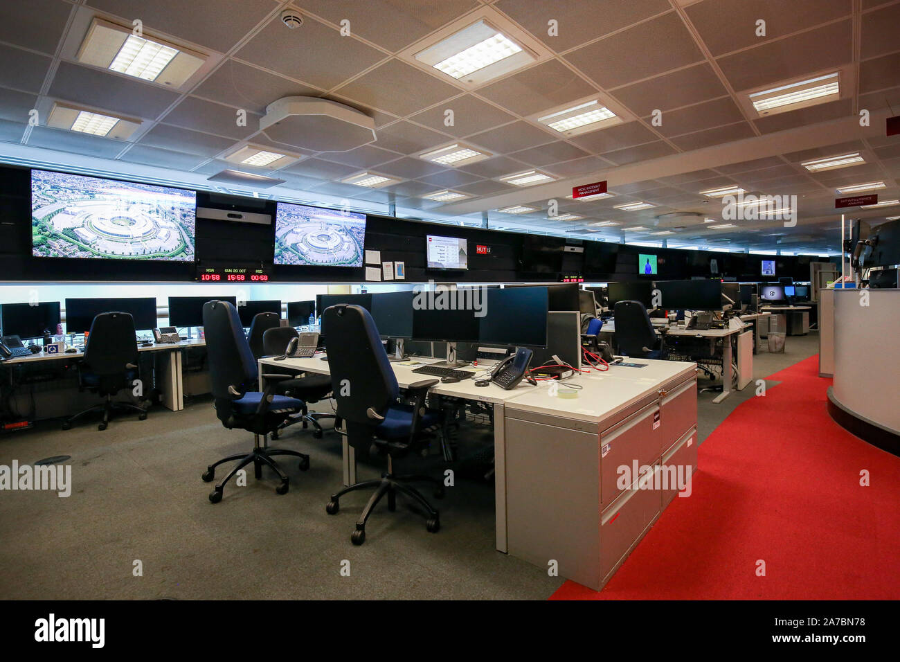 The Control Room within Government Communications Headquarters ...