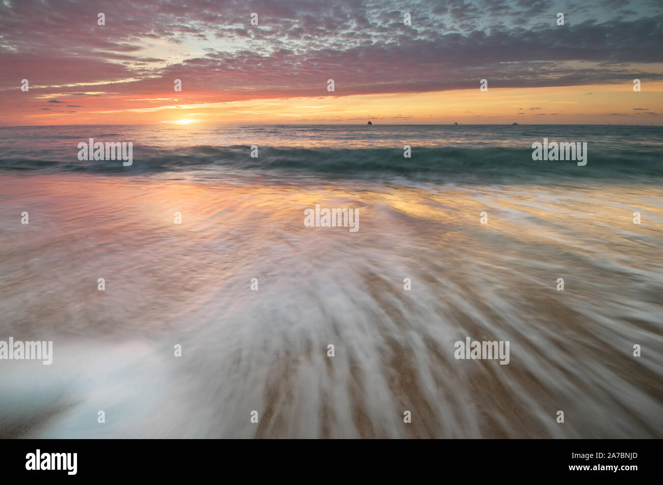 Beautiful seascape. Composition of nature Stock Photo - Alamy
