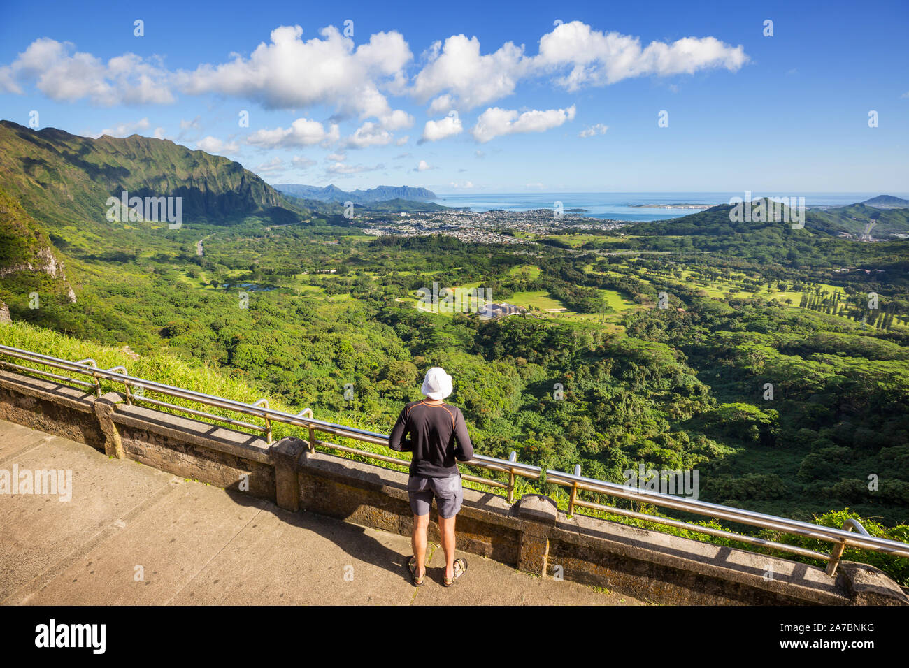 Beautiful landscapes in Oahu island, Hawaii Stock Photo - Alamy
