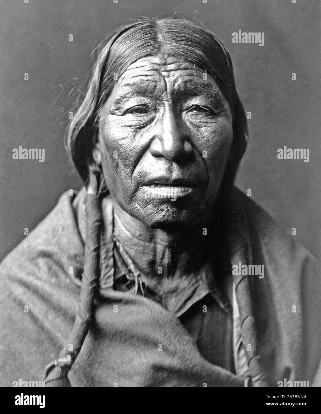 Edward S. Curtis Native American Indians - Male Cheyenne Indian ca ...
