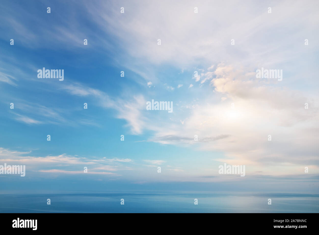 Sky background on sunset. Nature composition Stock Photo - Alamy