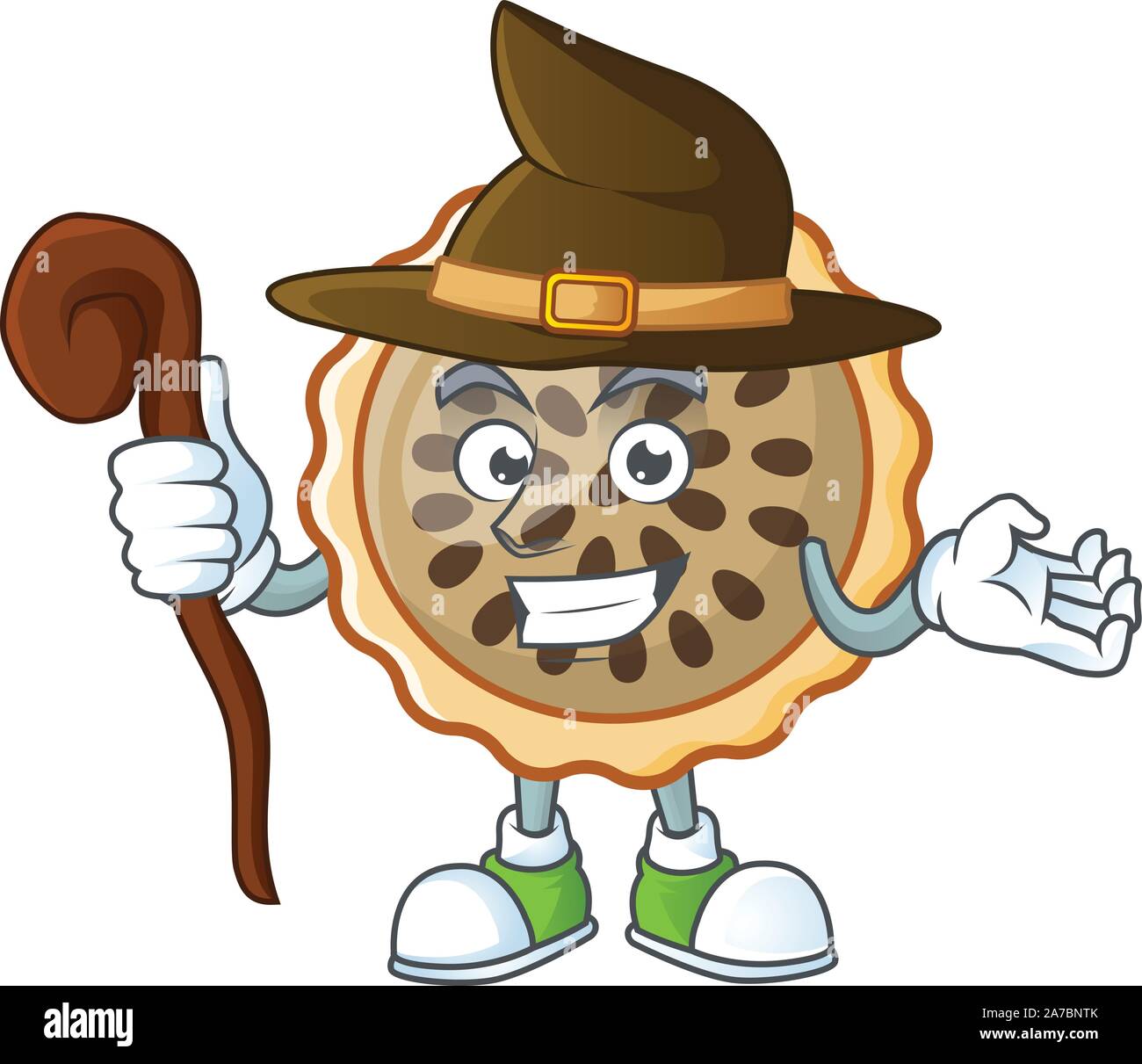 design pecan pie witch with seeds topping Stock Vector Image & Art - Alamy