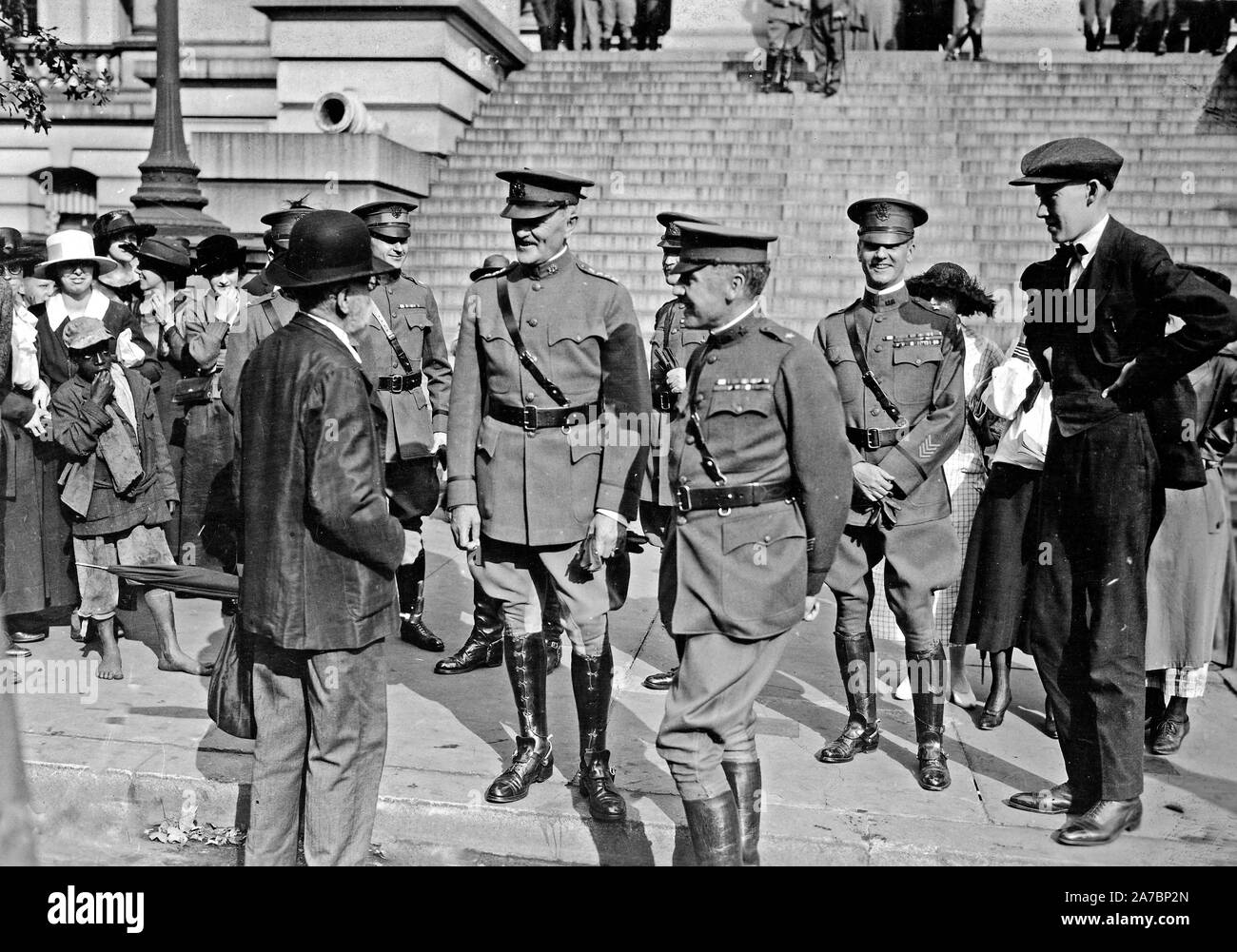 Gen pershing and staff hi-res stock photography and images - Alamy
