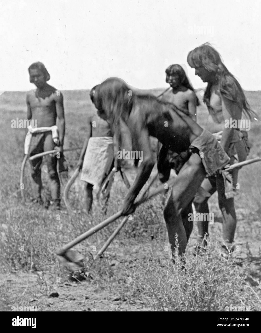 Hopi Women Farming