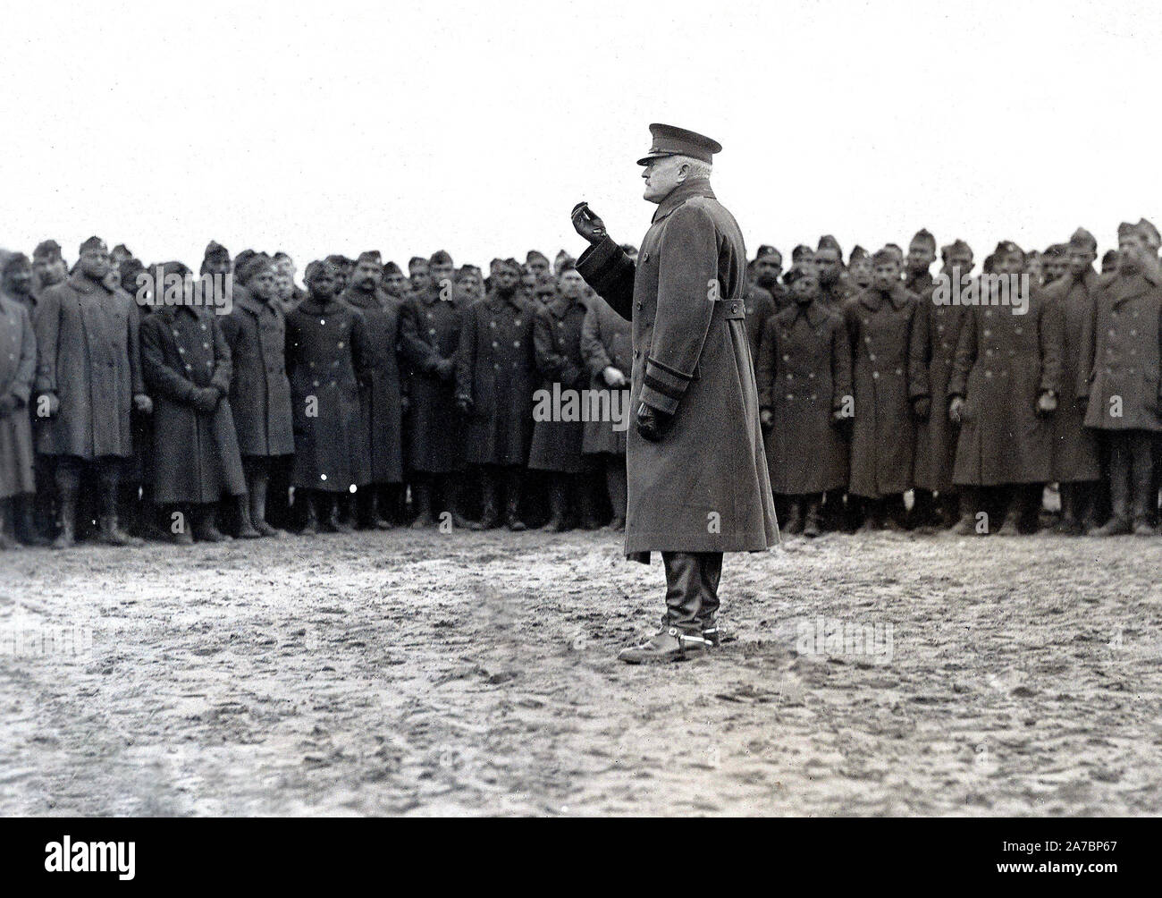 Pershing addresses officers hi-res stock photography and images - Alamy