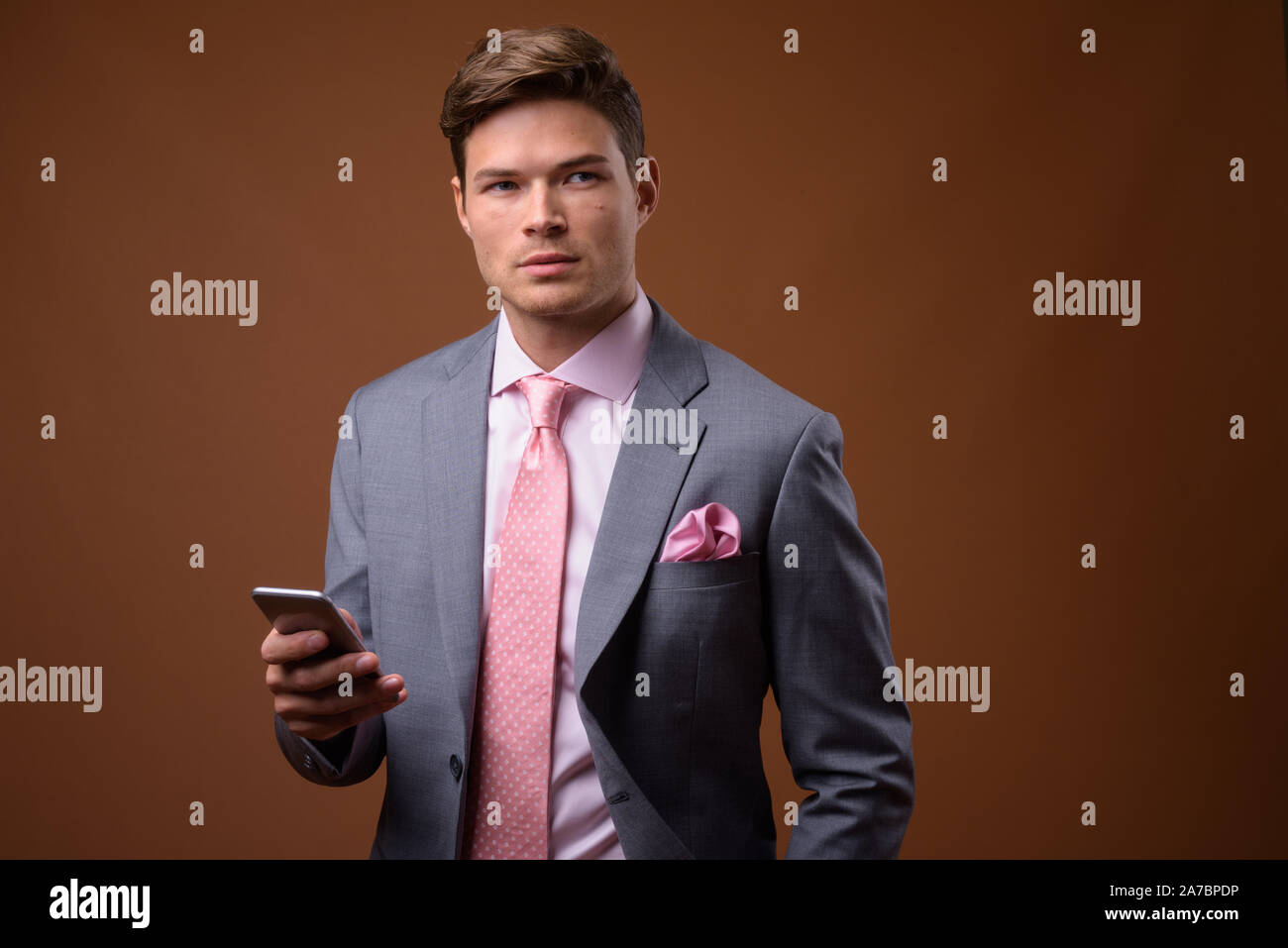 Smart man suit tie hi-res stock photography and images - Alamy