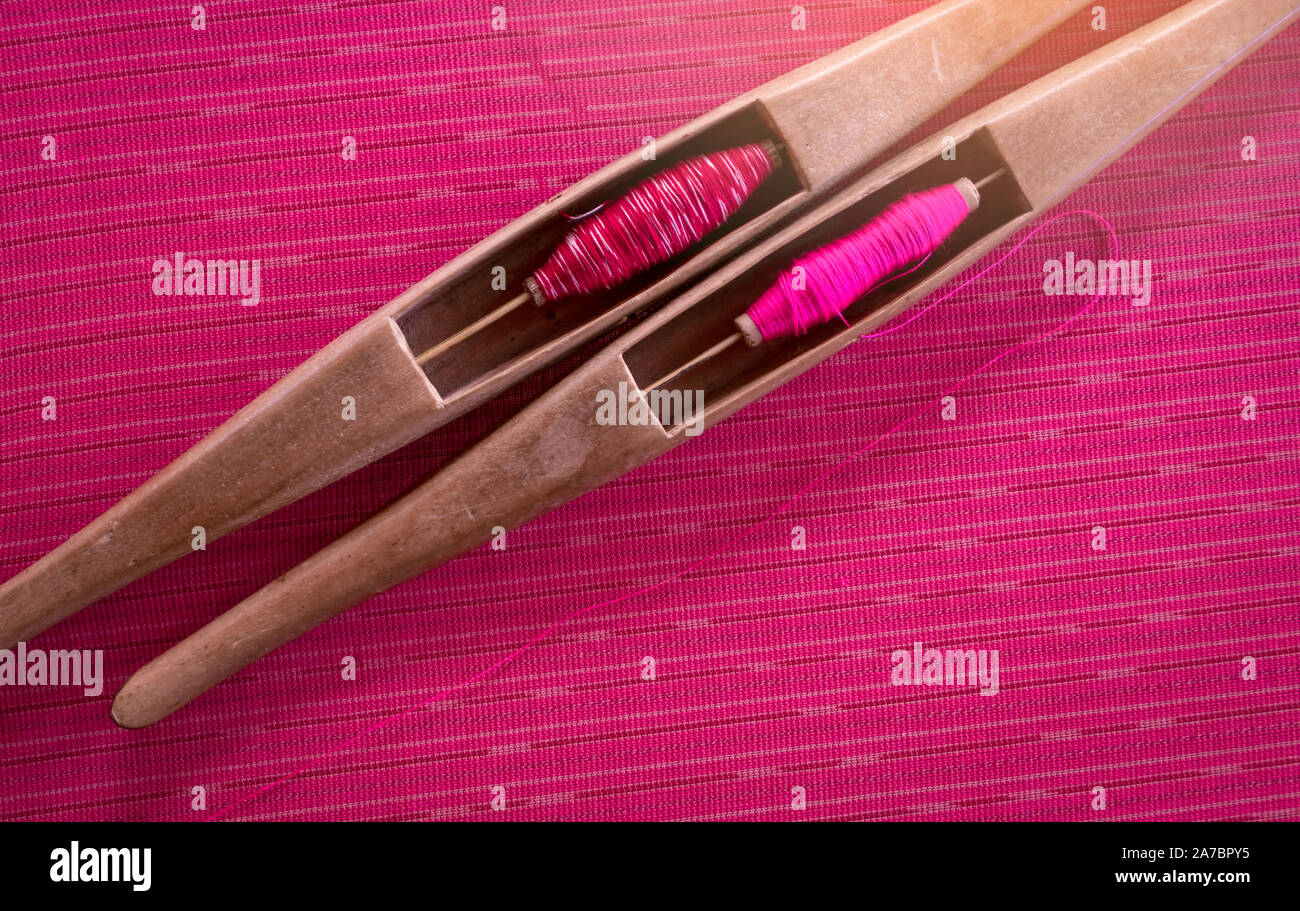Weaving shuttle hi-res stock photography and images - Alamy