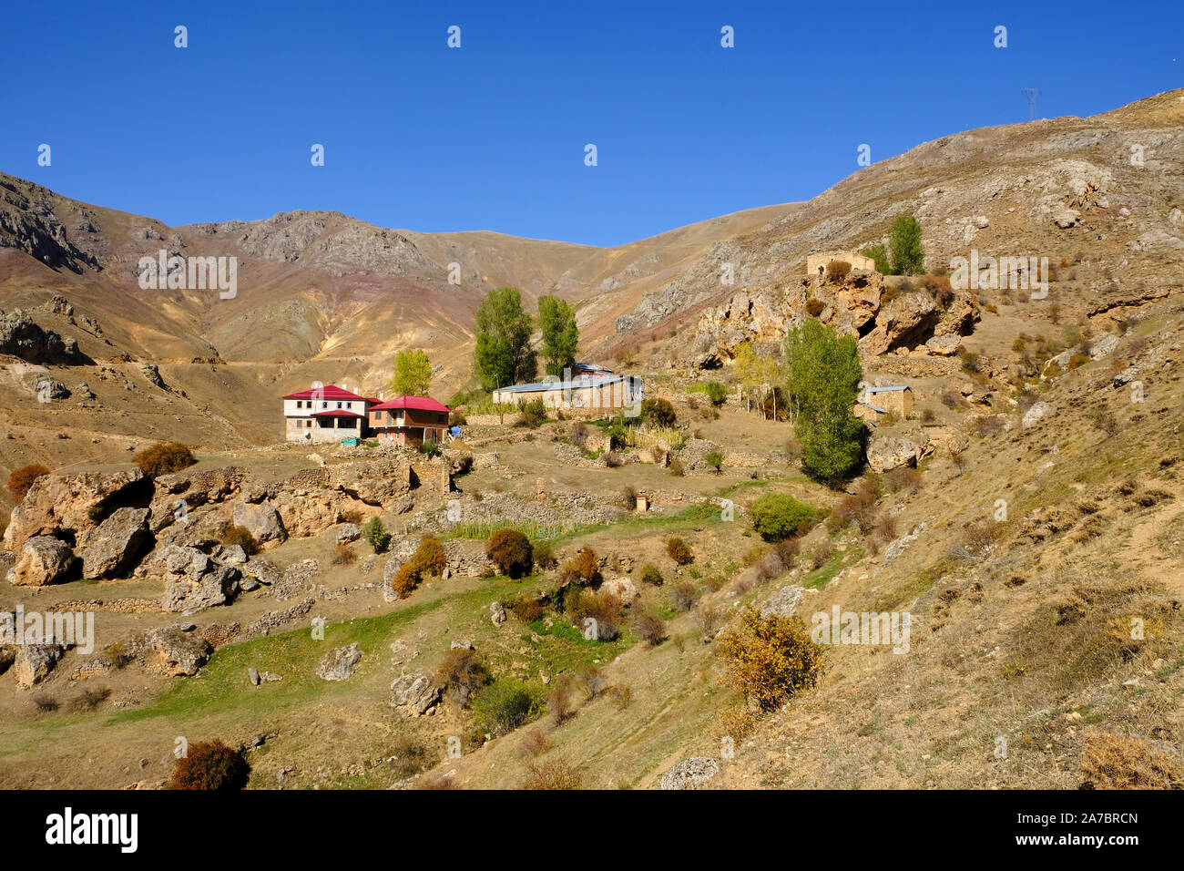 The Kromni (Krom) valley was once an important settlement; it was also ...