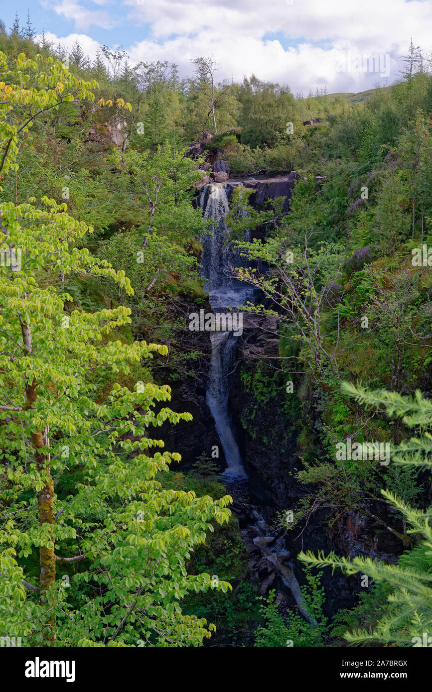 Victoria Falls, Talladale, Loch Maree, Highland, Scotland, UK Stock ...