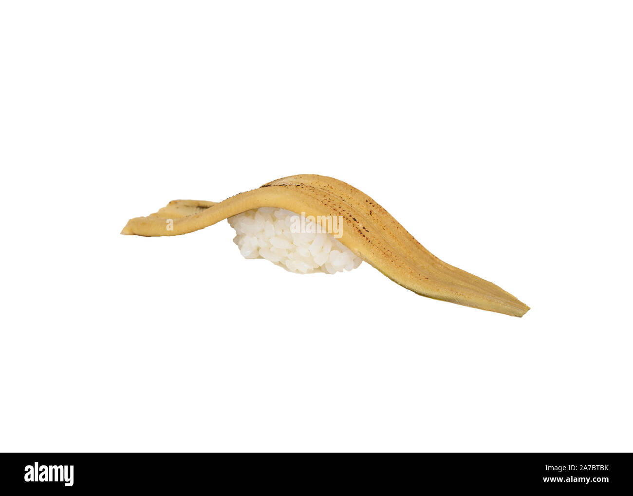 Fresh Unagi sushi nigiri japanese cuisine. isolated on white background ...