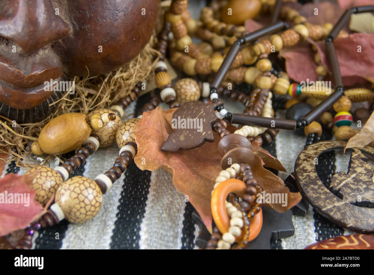 African artifacts and jewelry from Cameroon, juju powers and black ...