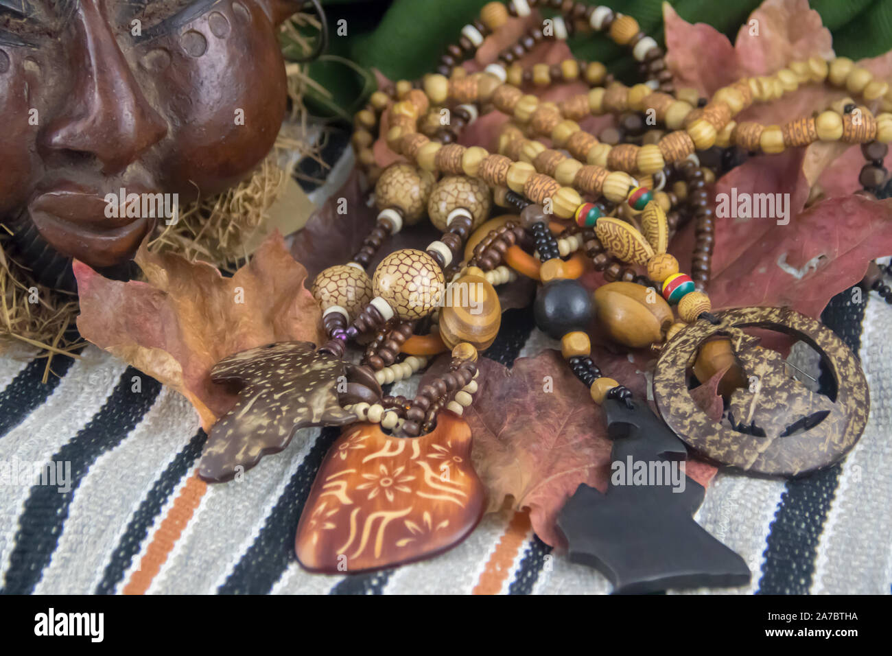 African artifacts and jewelry from Cameroon, juju powers and black ...
