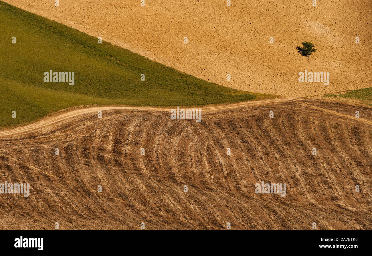 Aerial view rural tuscan landscape hi-res stock photography and images ...