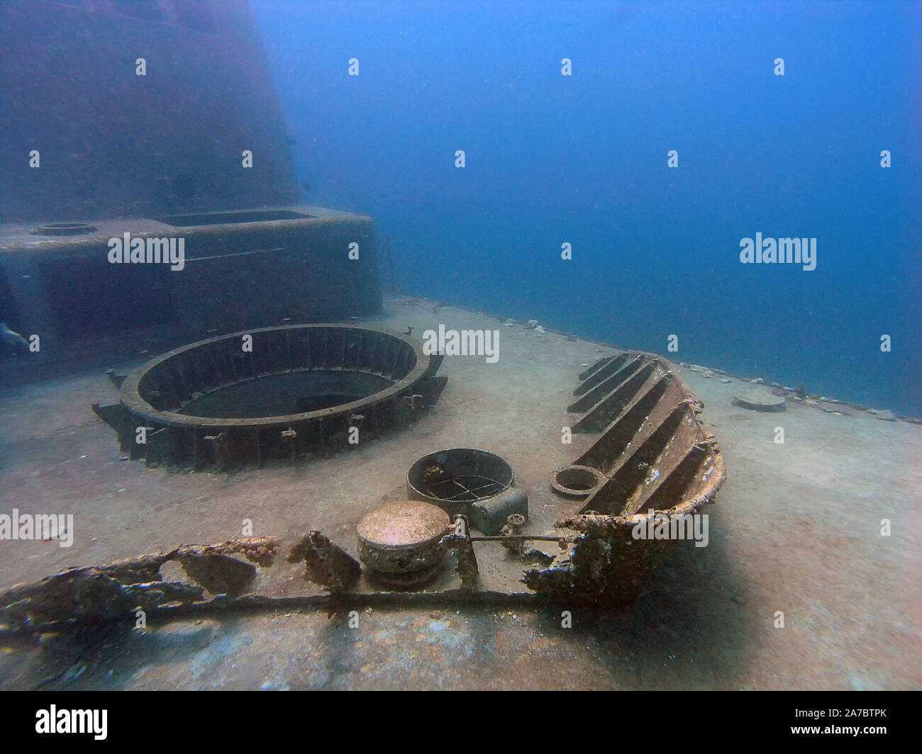 The wreck of the Satil patrol boat in Eilat, Israel Stock Photo - Alamy