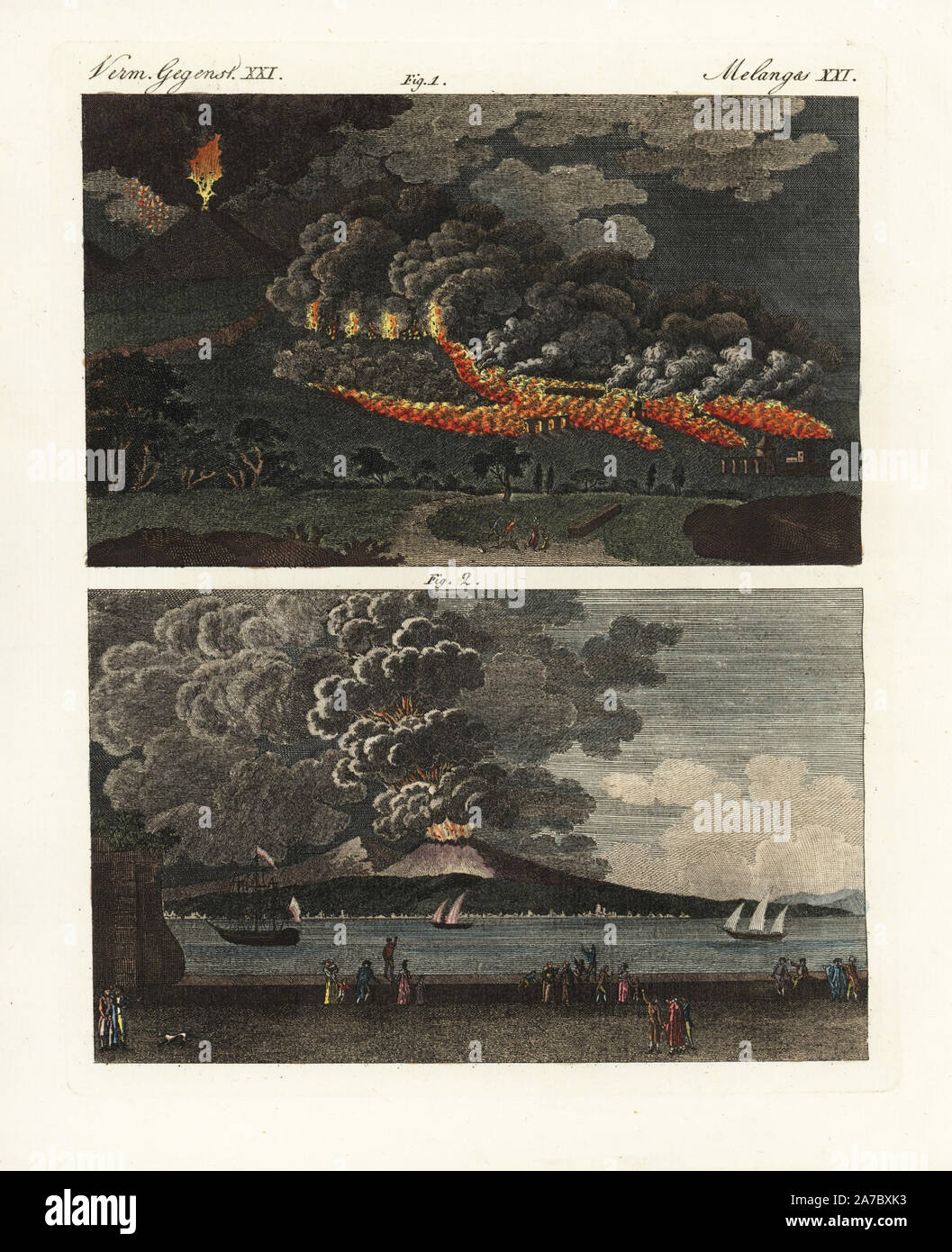 Mt vesuvius eruption hi-res stock photography and images - Alamy