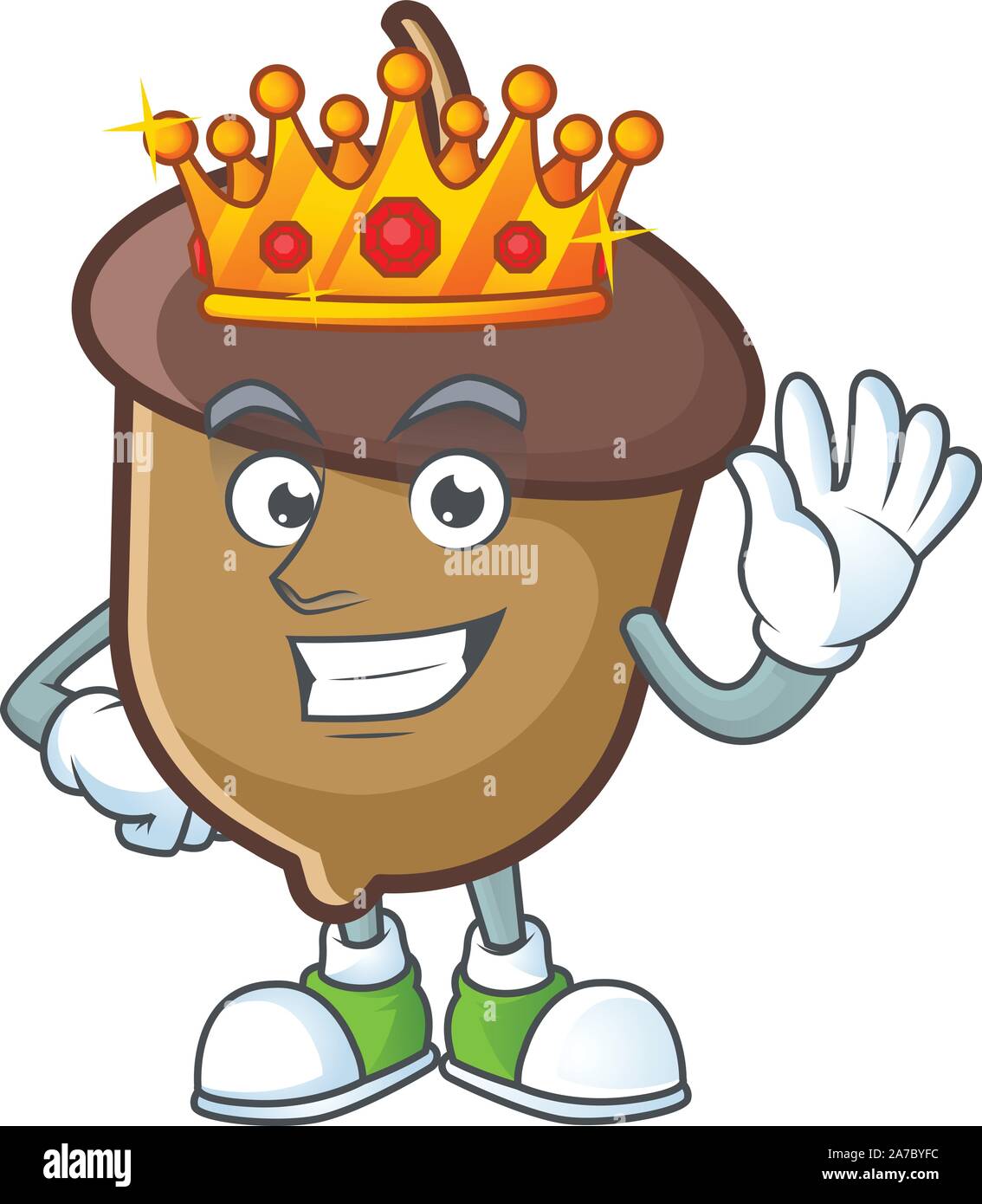 Acorn king hi-res stock photography and images - Alamy