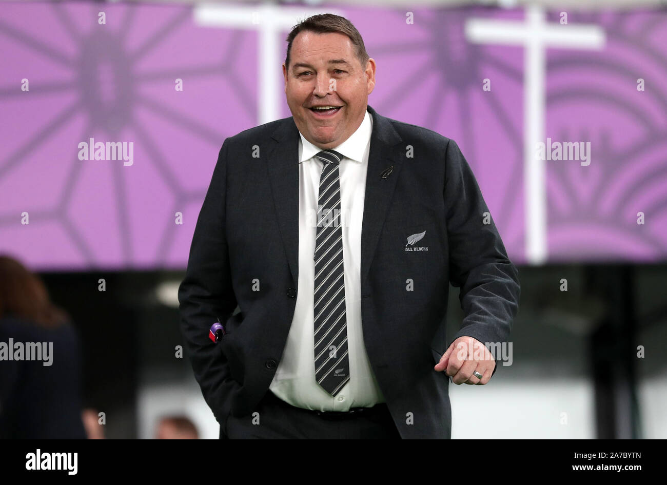 New Zealand Head Coach Steve Hansen during the 2019 Rugby World Cup ...