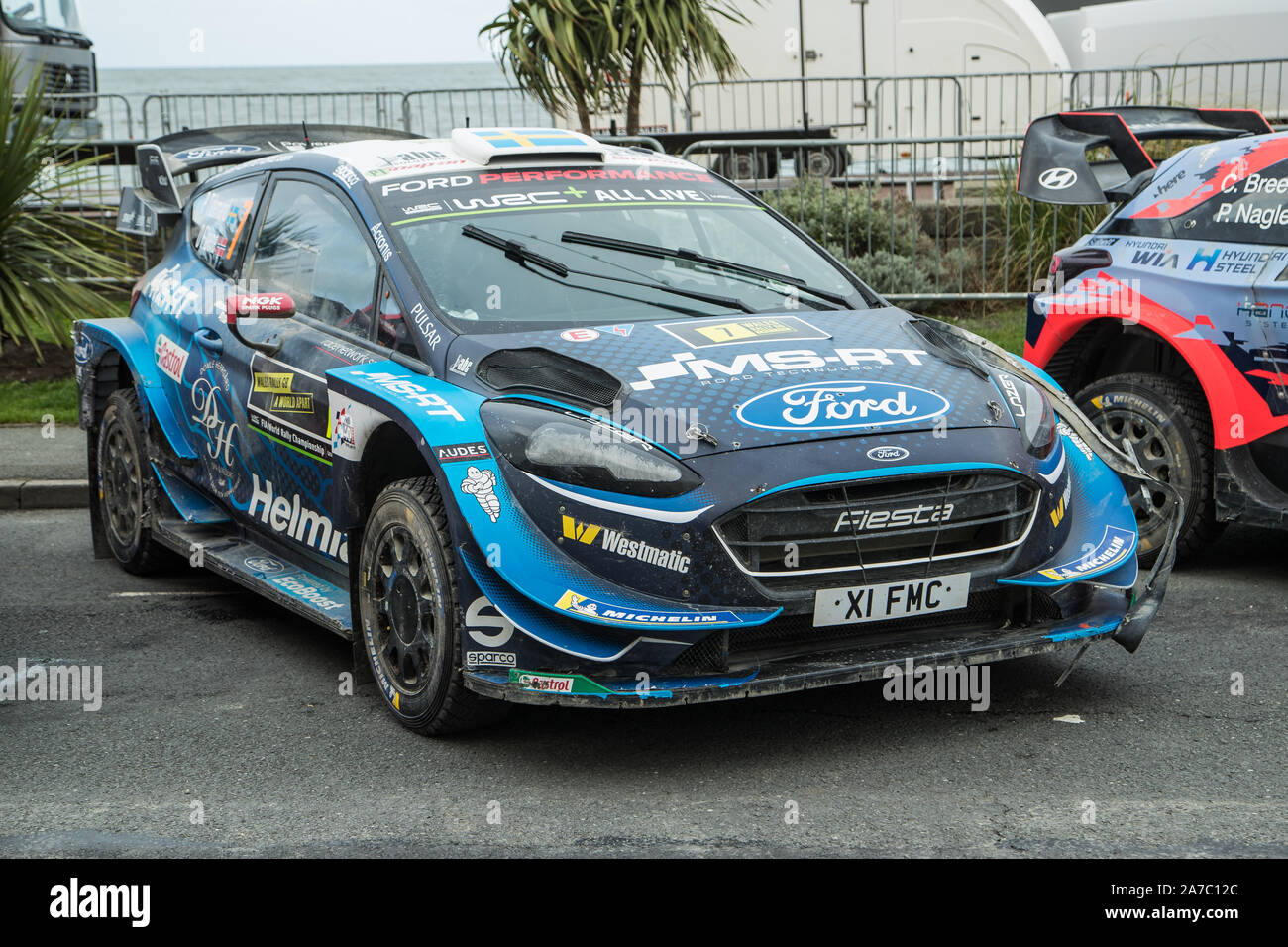 Pontus Tidemand M-Sport Ford Performance WRT Fiesta WRC car at the ...