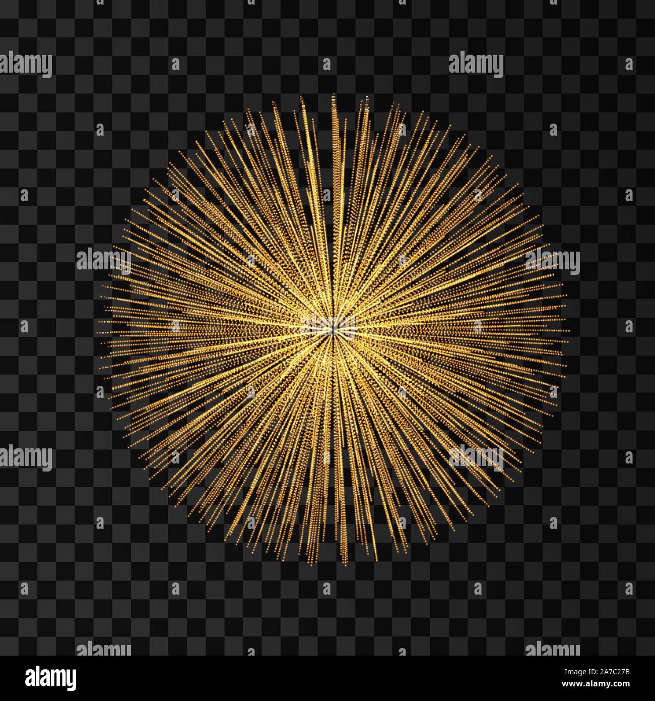3d abstract sphere. Array with dynamic particles. Modern science and technology element. Vector ...