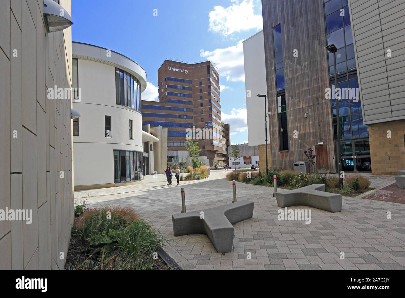 University of Huddersfield buildings Stock Photo - Alamy