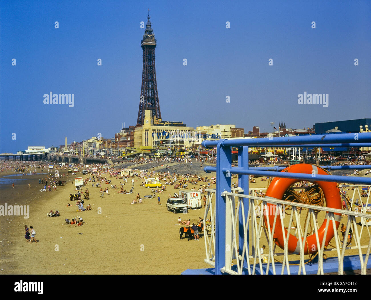Landscape photograph of blackpool tower hi-res stock photography and ...
