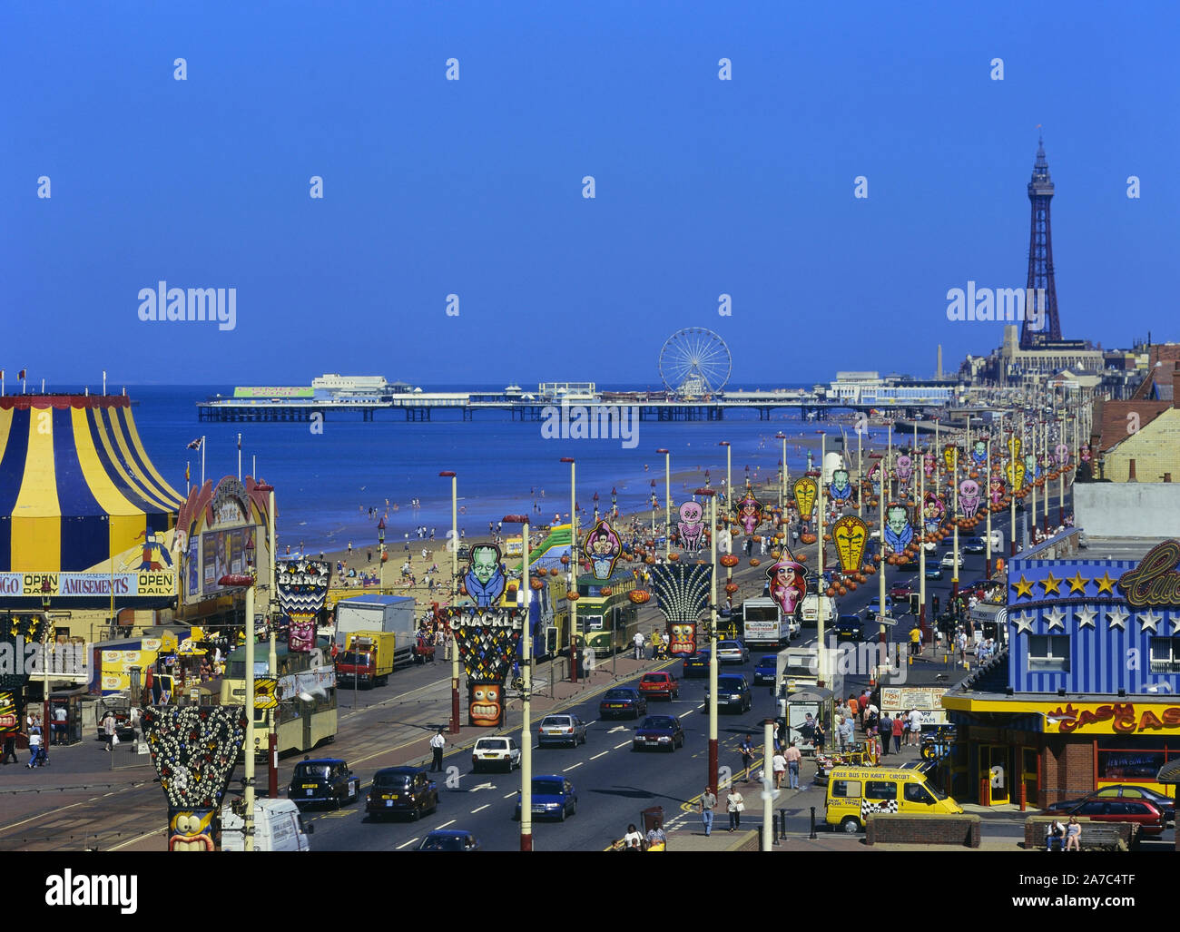 Birds eye view of blackpool hi-res stock photography and images - Alamy