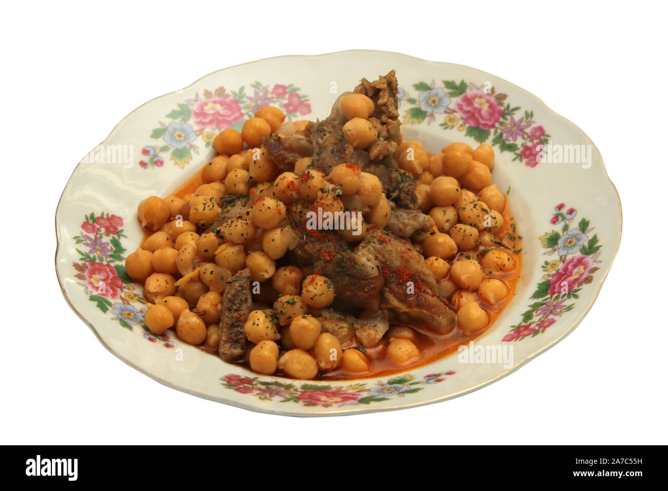 Cooked peas dish color Cut Out Stock Images & Pictures - Alamy