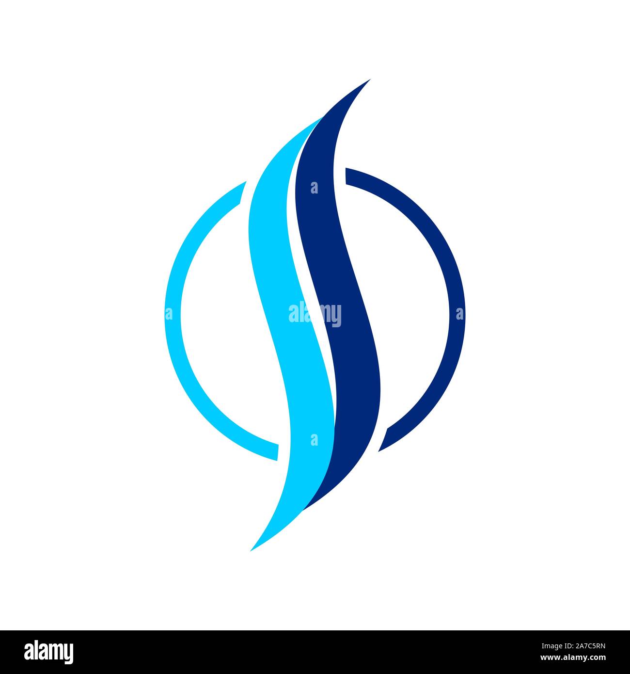 Initial S Smoke Gas Emblem Mark Vector Symbol Graphic Logo Icon Design ...